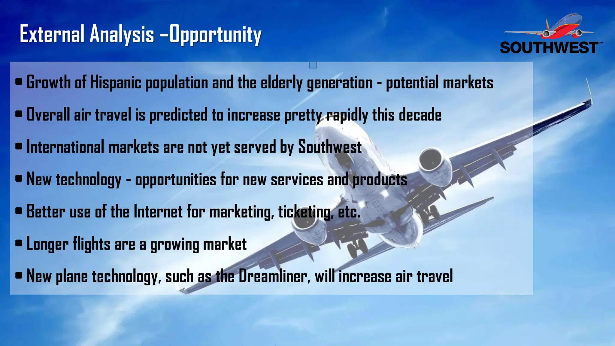 Southwest Airline SWOT Analysis | PDF