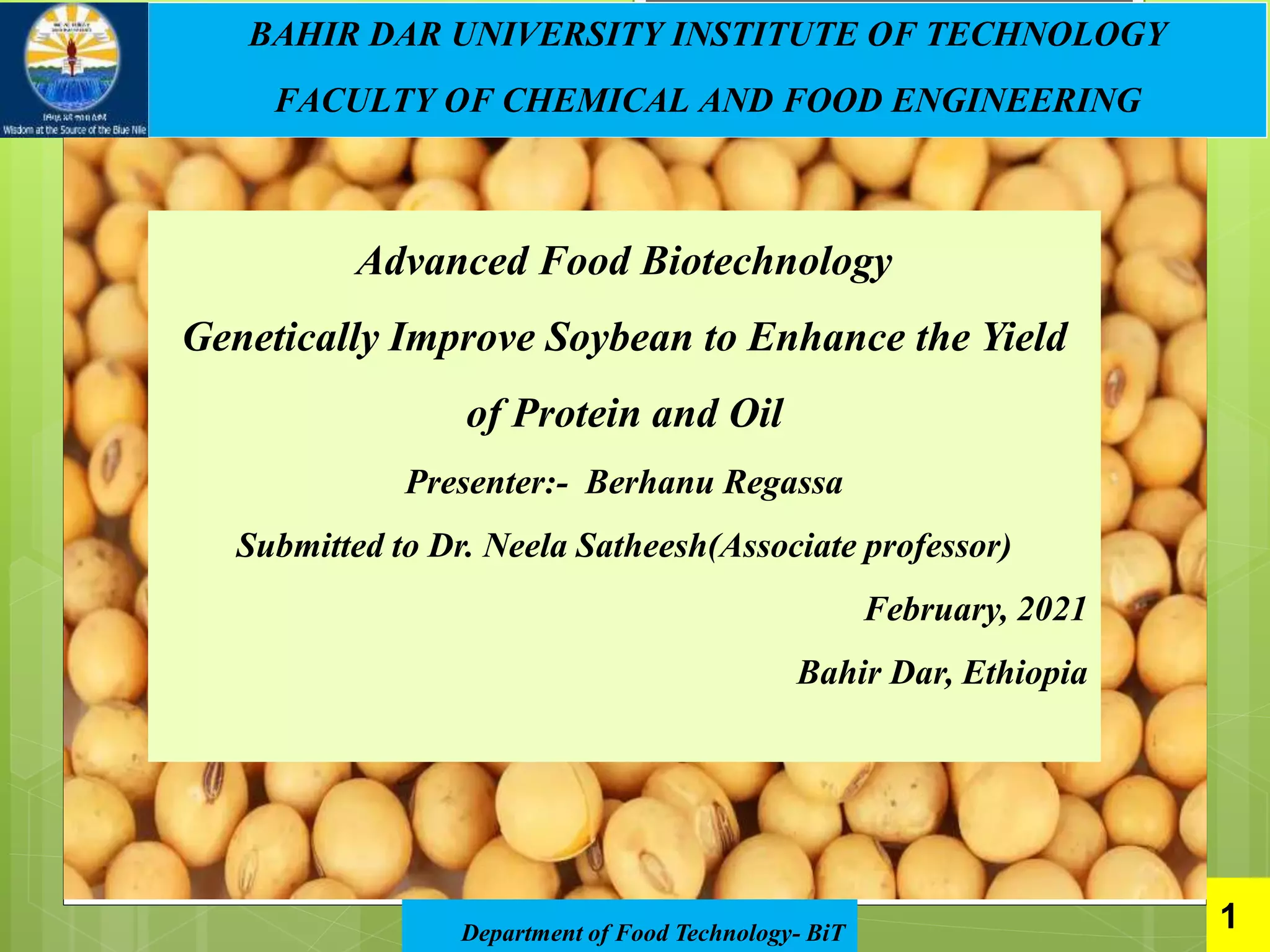 Presentation soybean | PPTX