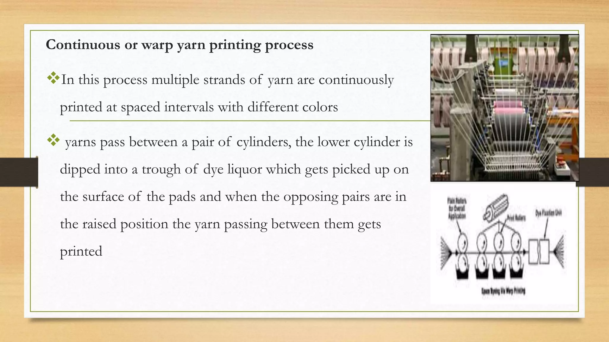 Presentation space dyeing | PPTX