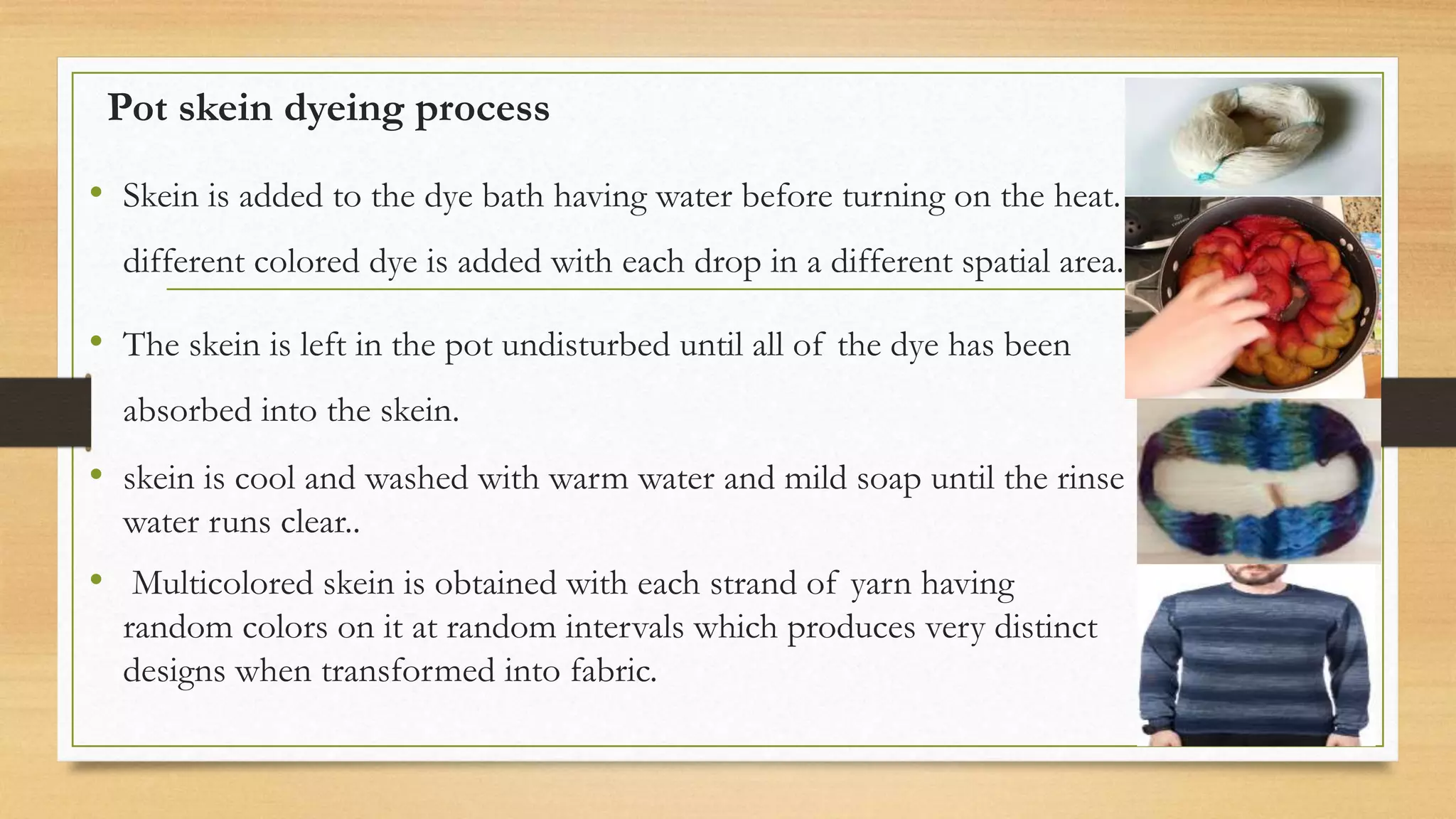 Presentation space dyeing | PPTX