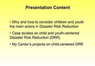 Disaster Risk Reduction | PPT