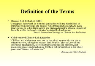 Disaster Risk Reduction | PPT
