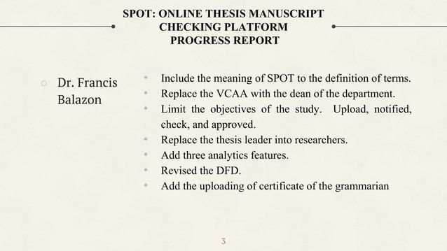 SPOT Online Thesis Manuscript Checking Platform.pptx