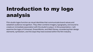 Movie Film Logo Analysis Media AS Levels | PDF