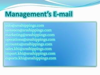 SRS Shipping & Logistics | PPTX