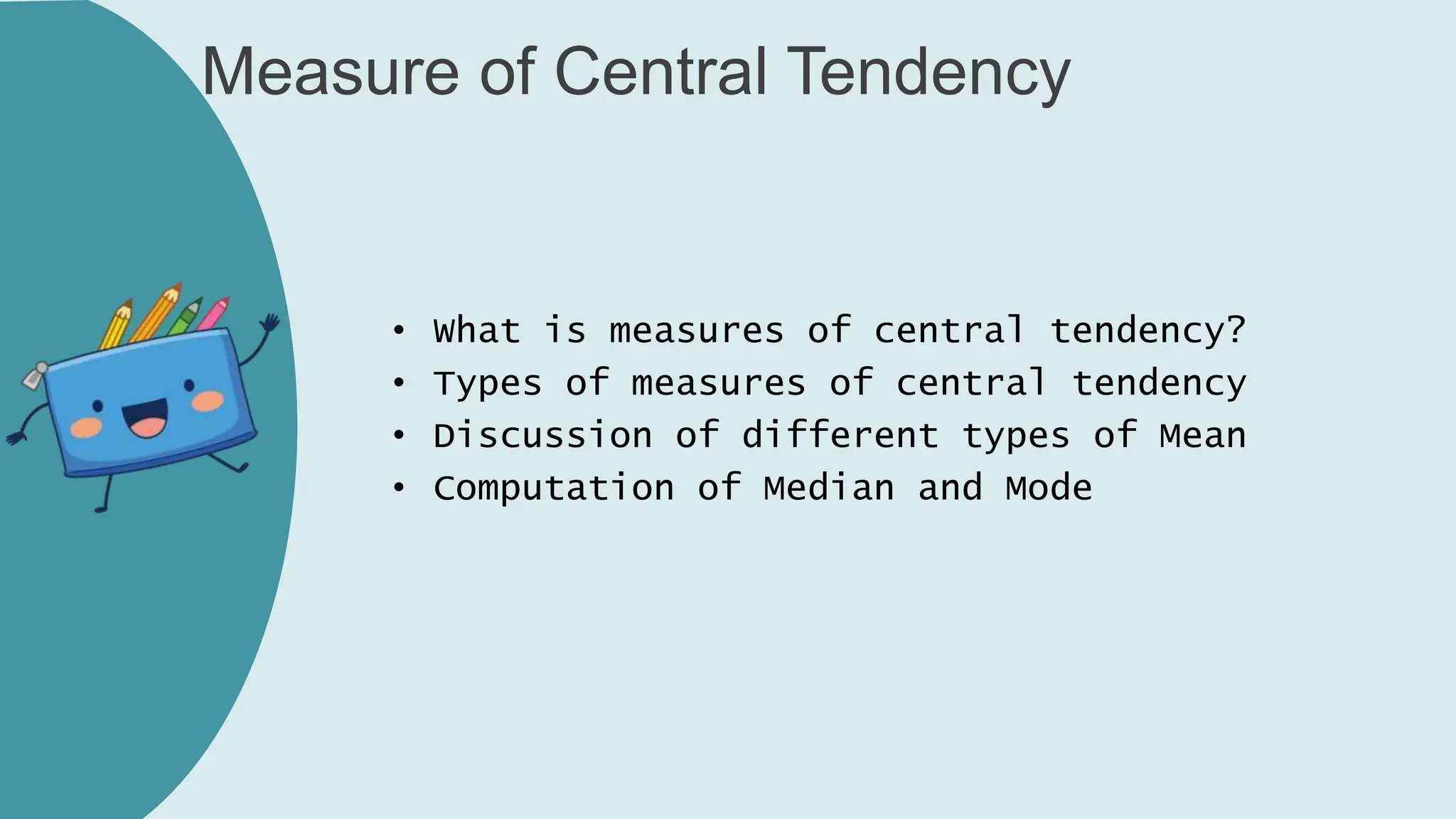 Measure of Central Tendency .pptx | Computing | Technology & Computing