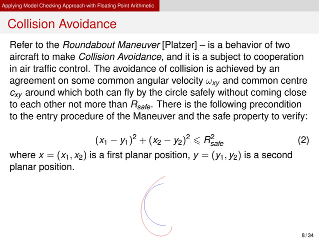 Applying Model Checking Approach with Floating Point Arithmetic for Verification of Air ...