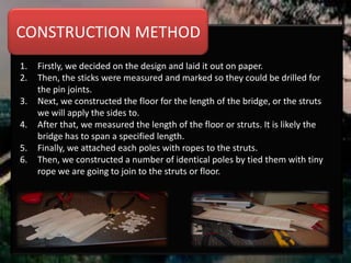 Bridge Design Presentation, Mechanics Statics | PPTX