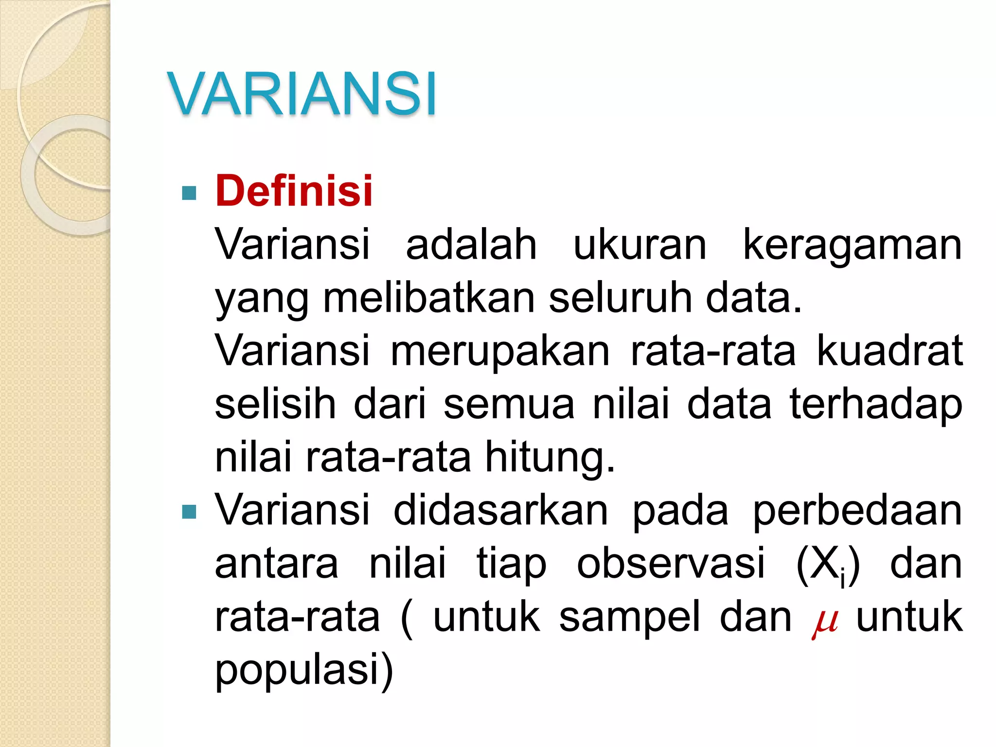 Presentasi statistika | PPTX