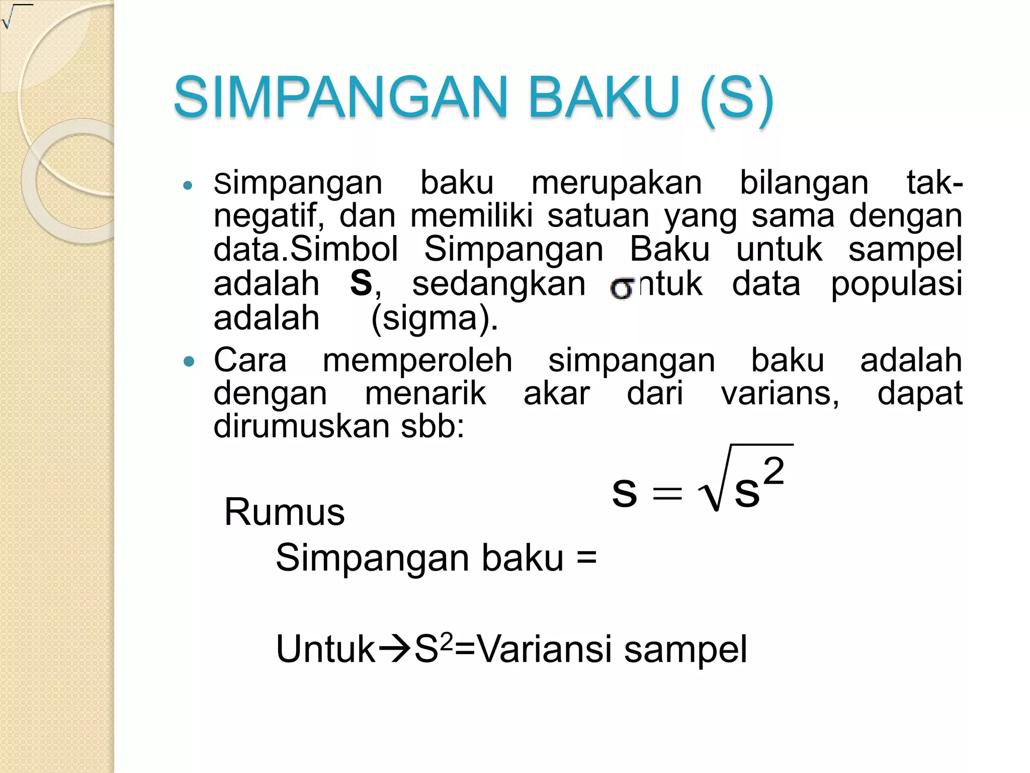 Presentasi statistika | PPTX