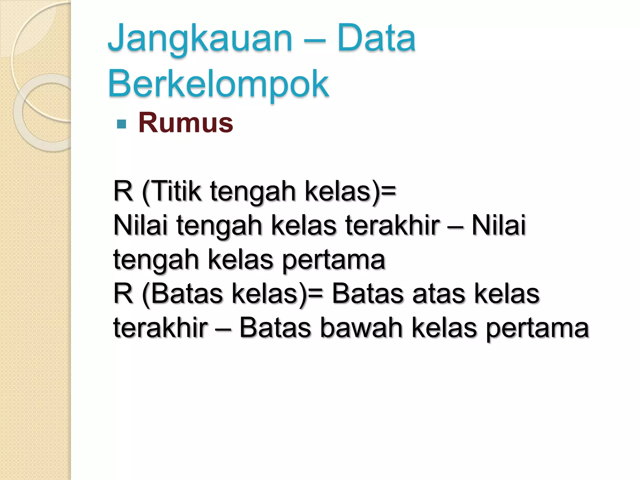 Presentasi statistika | PPTX