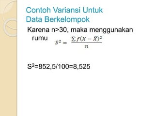 Presentasi statistika | PPTX