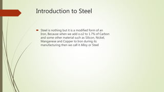 Presentation steel structure | PPTX