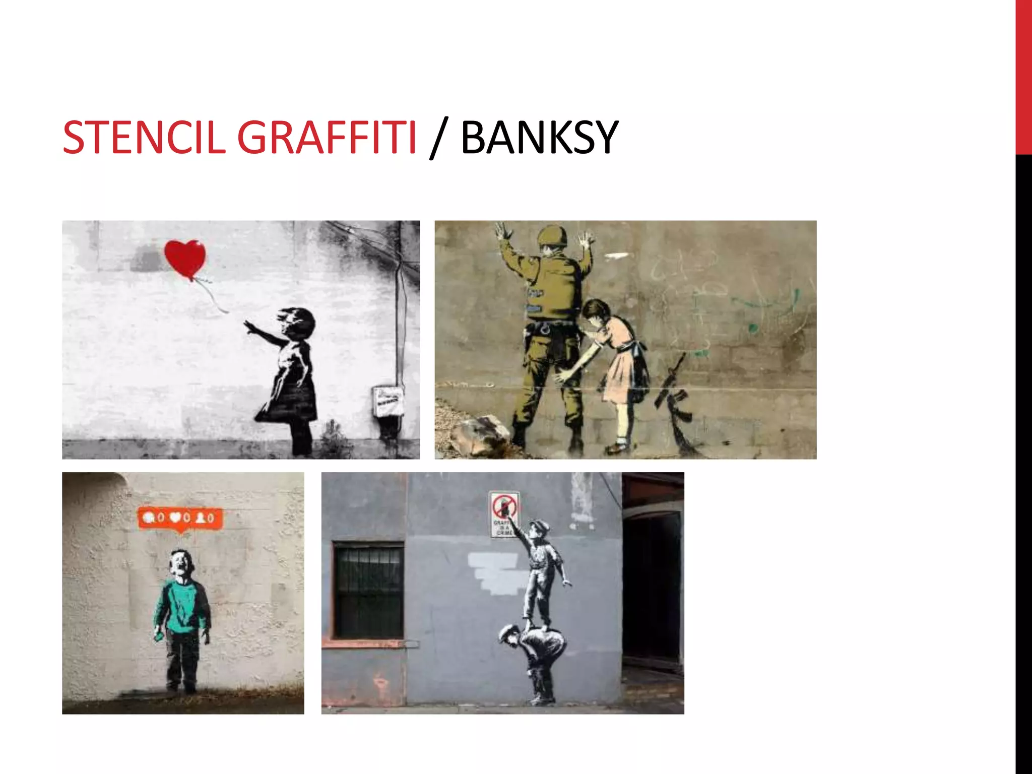 Presentation stencil graffiti | PPTX | Painting | Arts and Crafts