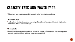 Lithium ion Battery degradation in electric and hybrid electric ...
