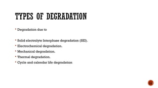 Lithium ion Battery degradation in electric and hybrid electric ...