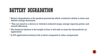Lithium ion Battery degradation in electric and hybrid electric ...
