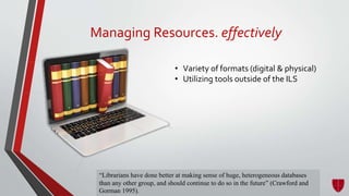 Current & Future Challenges for Library Systems | PPTX