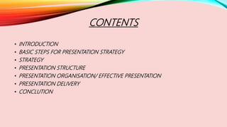 Presentation strategy | PPTX