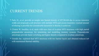 Presentation STT-RAM Survey | PPTX