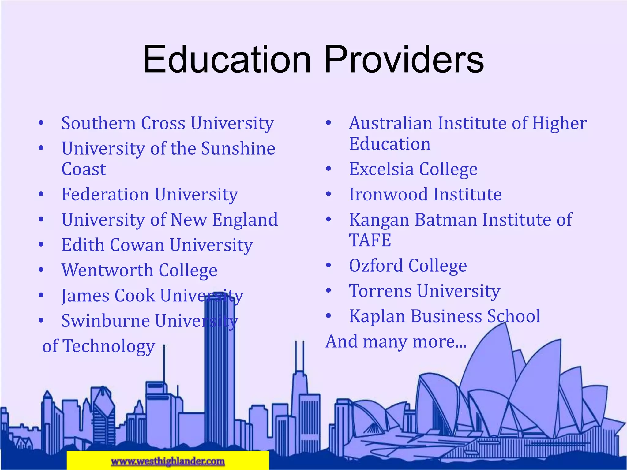 Presentation study in Australia | PPTX