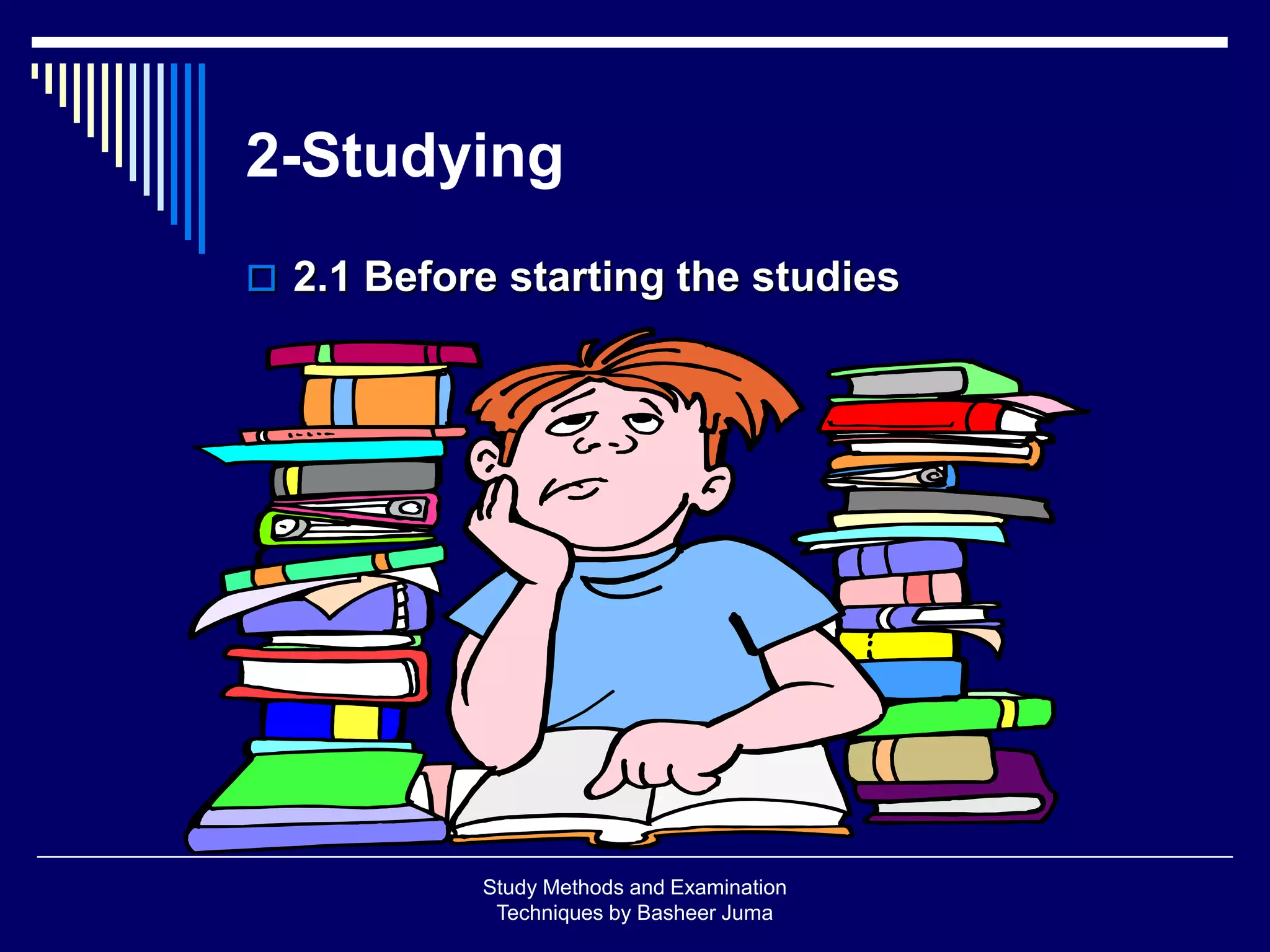 Presentation study methods and examination techniques 2014 | PPT