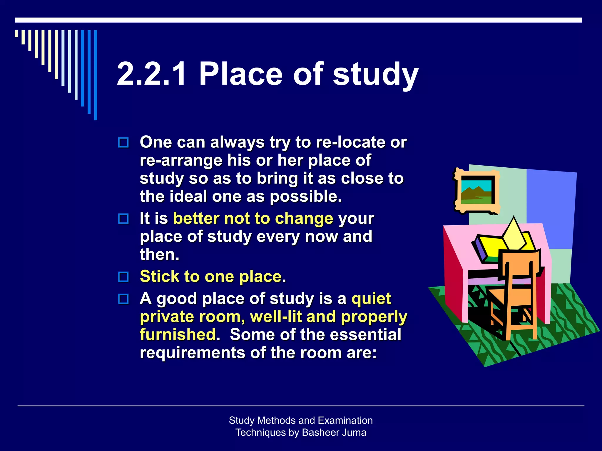 Presentation study methods and examination techniques 2014 | PPT ...