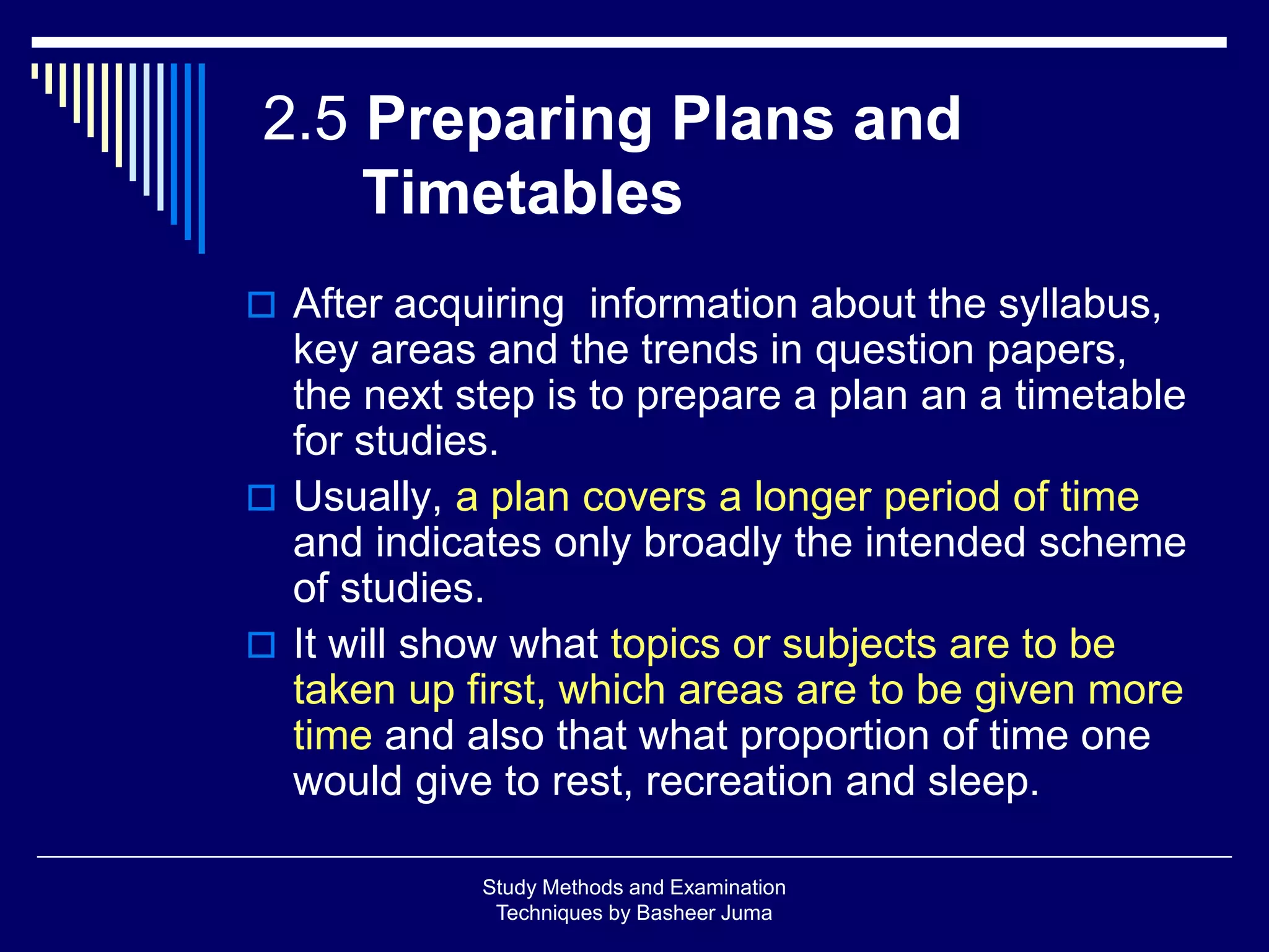 Presentation study methods and examination techniques 2014 | PPT ...