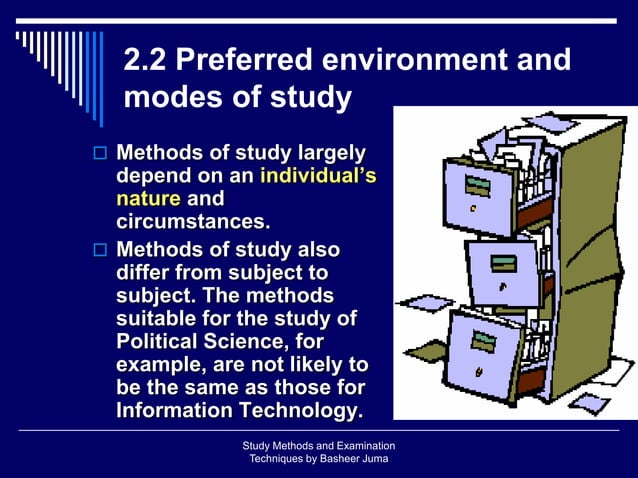 Presentation study methods and examination techniques 2014 | PPT ...