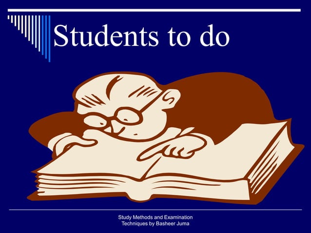 Presentation study methods and examination techniques 2014 | PPT ...
