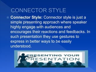 Presentation style connector style | PPTX