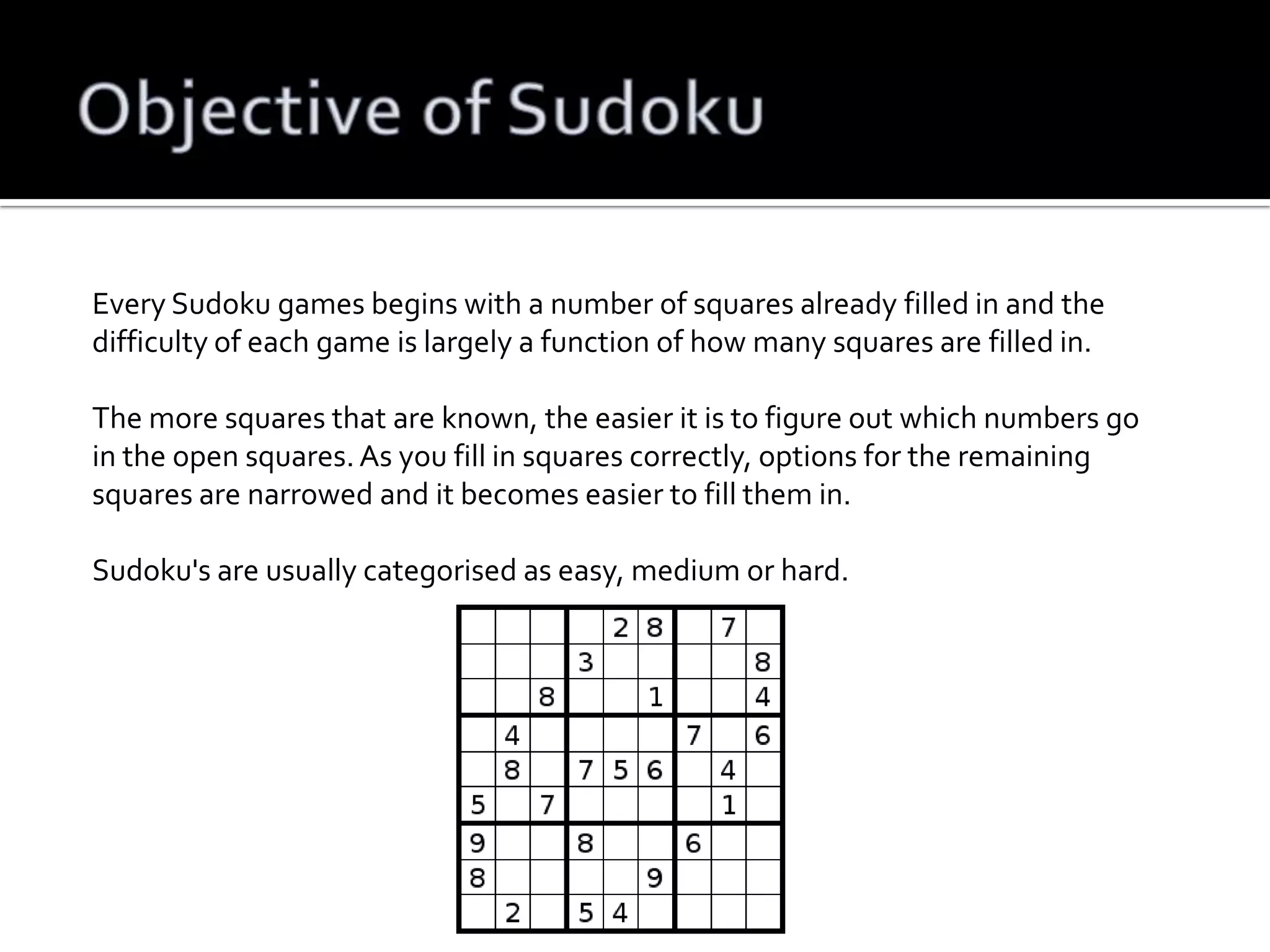 Presentation- How To Sudoku | PPTX