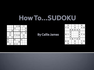 Presentation - Sudoku Assignment | PPTX