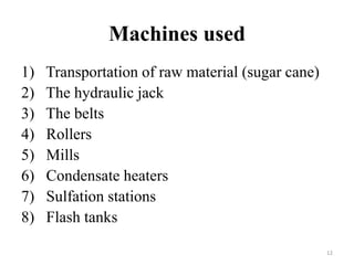 Presentation sugar mill | PPTX