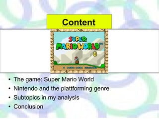Presentation Super Mario | PPT