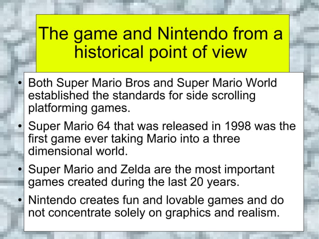 Presentation Super Mario | PPT