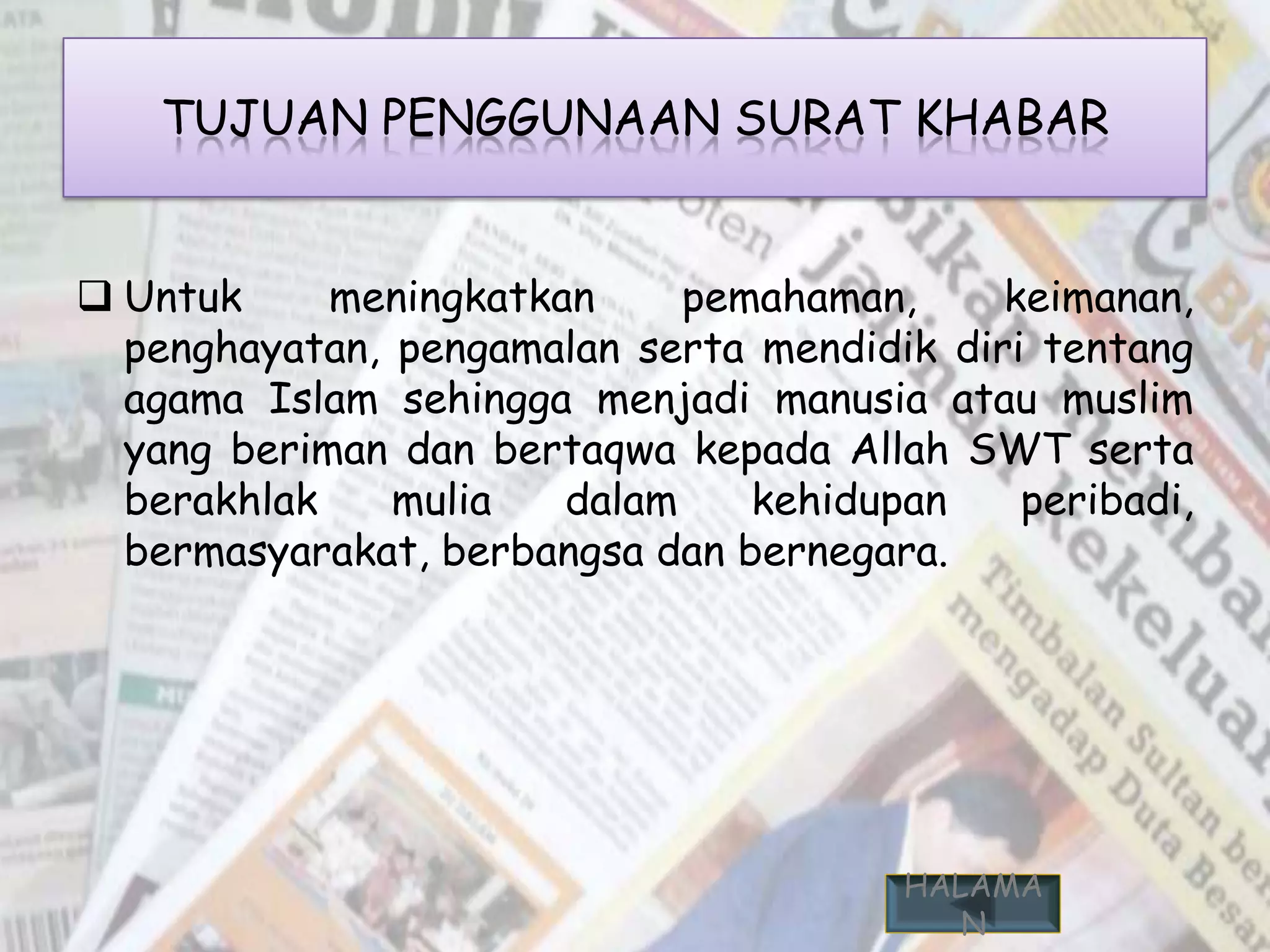 Surat Khabar | PPTX