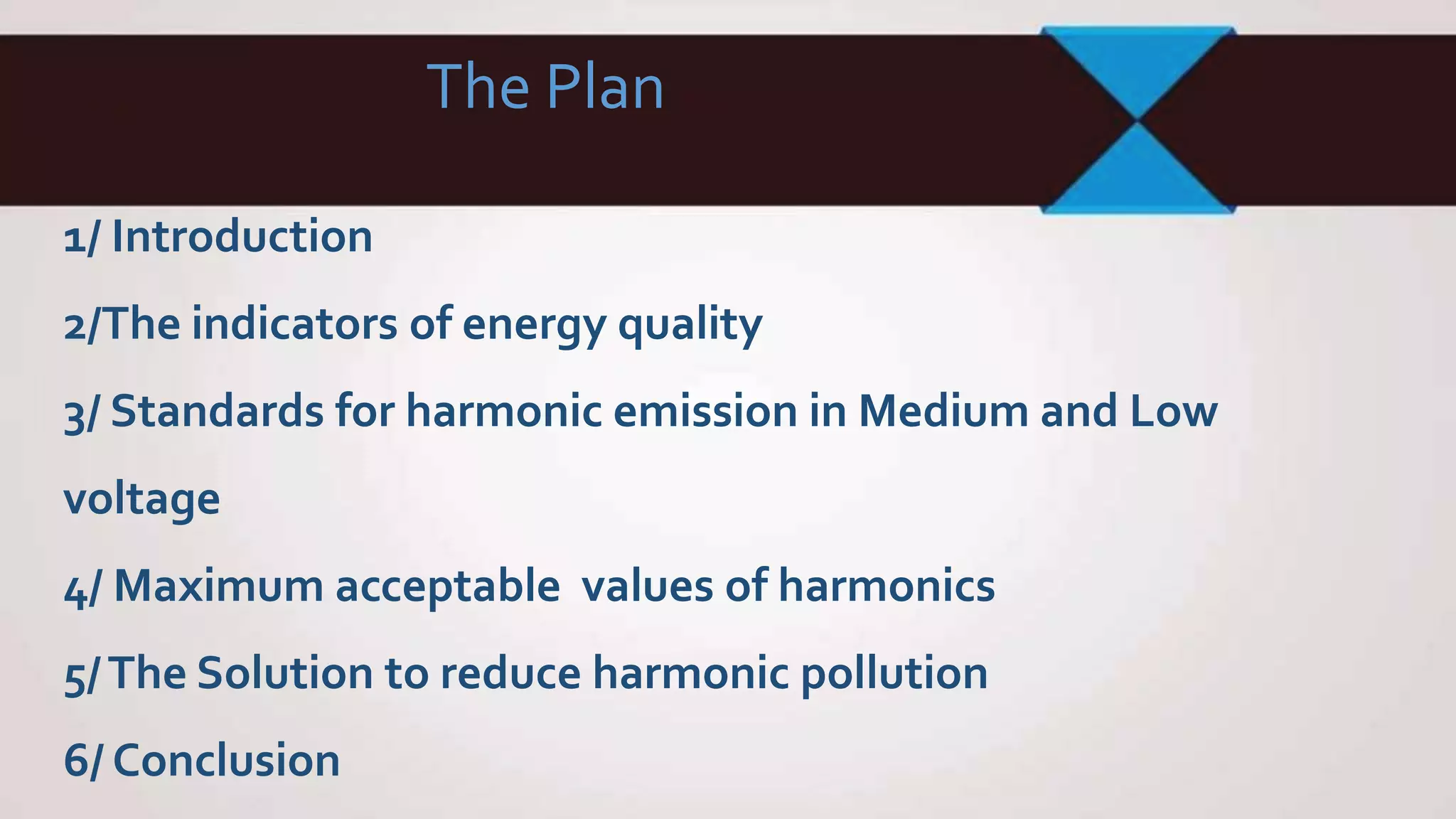 Standards of Power Quality (medium and low voltage electrical power ...