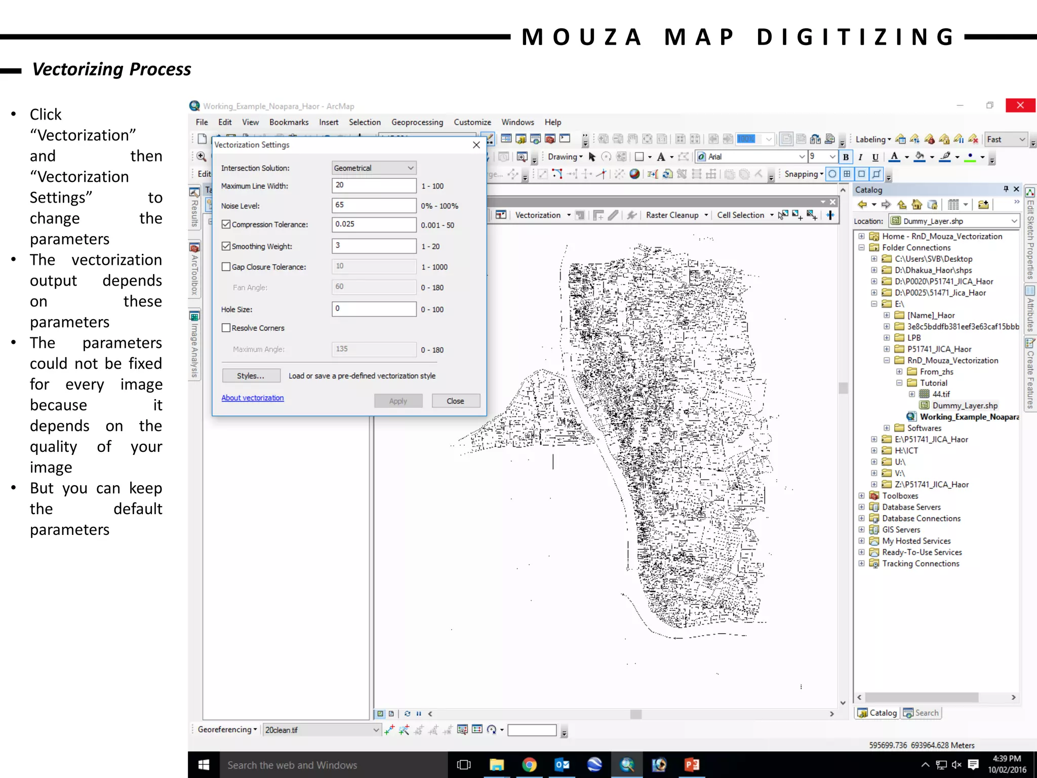 Mouza Map Digitizing using ArcScan | PDF
