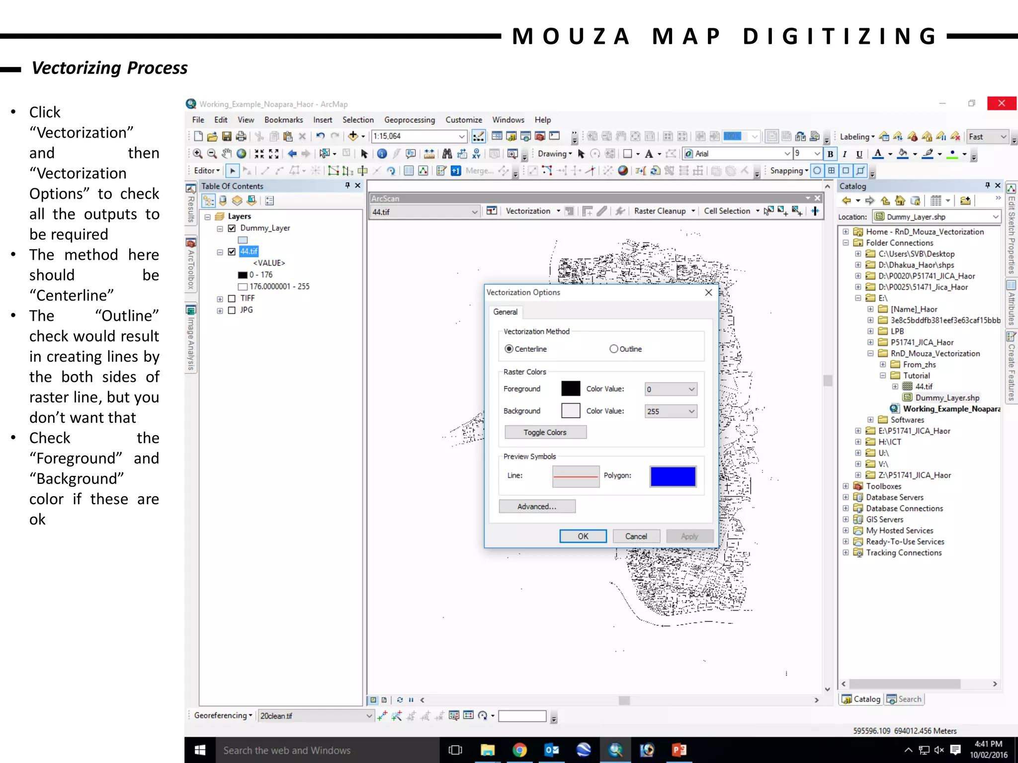 Mouza Map Digitizing Using Arcscan Ppt