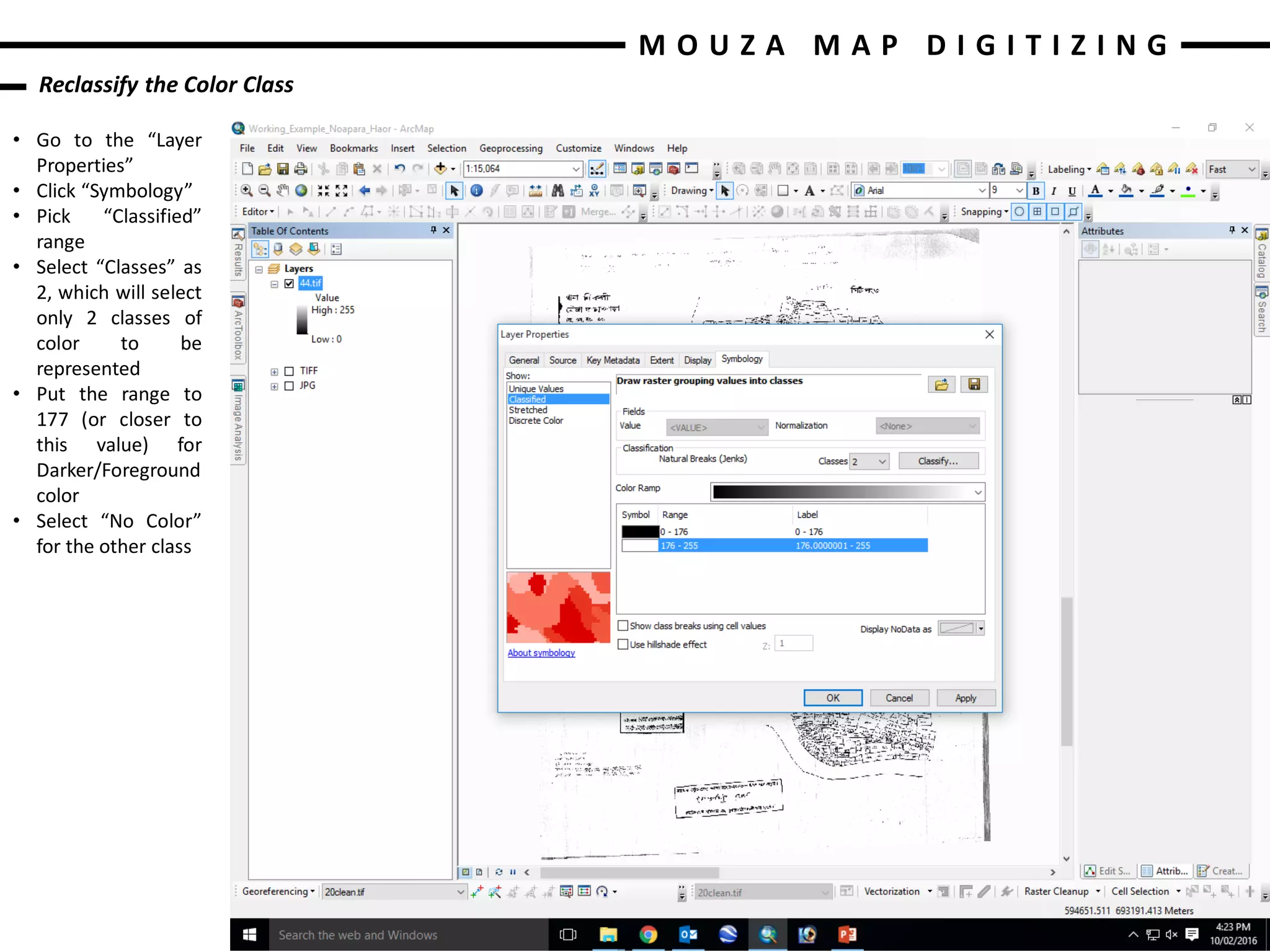 Mouza Map Digitizing using ArcScan | PDF