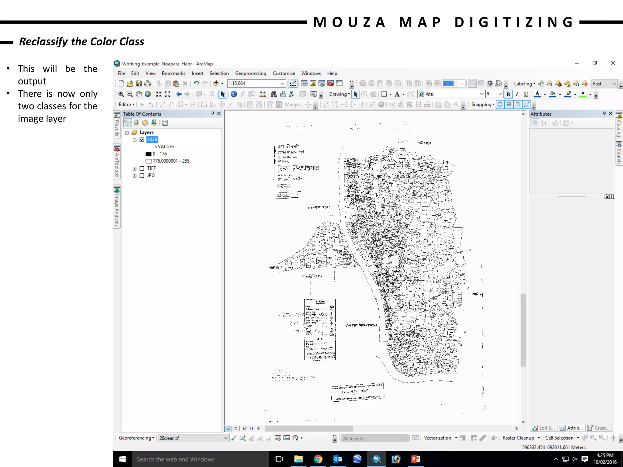 Mouza Map Digitizing using ArcScan | PDF | Graphics Software | Computer Software and Applications