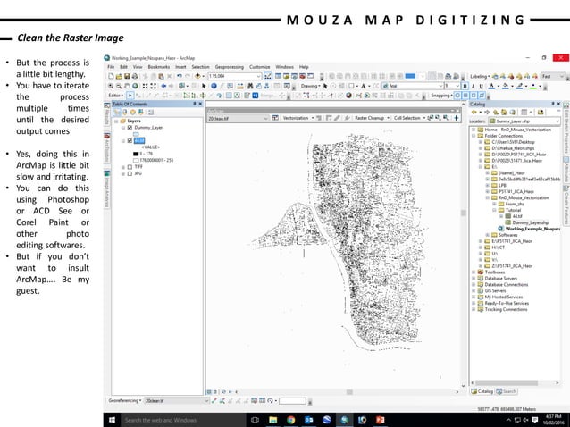Mouza Map Digitizing using ArcScan | PDF | Graphics Software | Computer Software and Applications