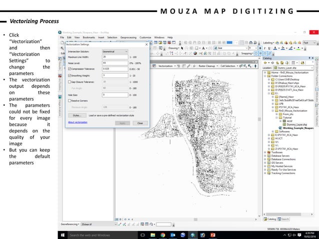Mouza Map Digitizing using ArcScan | PDF | Graphics Software | Computer ...