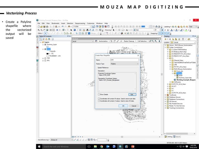 Mouza Map Digitizing using ArcScan | PDF | Graphics Software | Computer Software and Applications