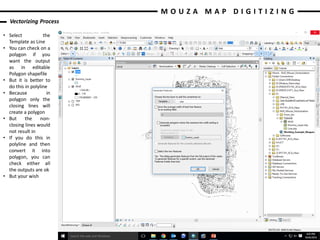 Mouza Map Digitizing using ArcScan | PDF