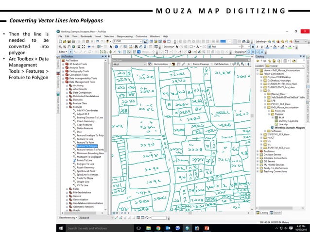 Mouza Map Digitizing using ArcScan | PDF | Graphics Software | Computer ...