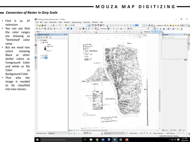 Mouza Map Digitizing using ArcScan | PDF | Graphics Software | Computer ...