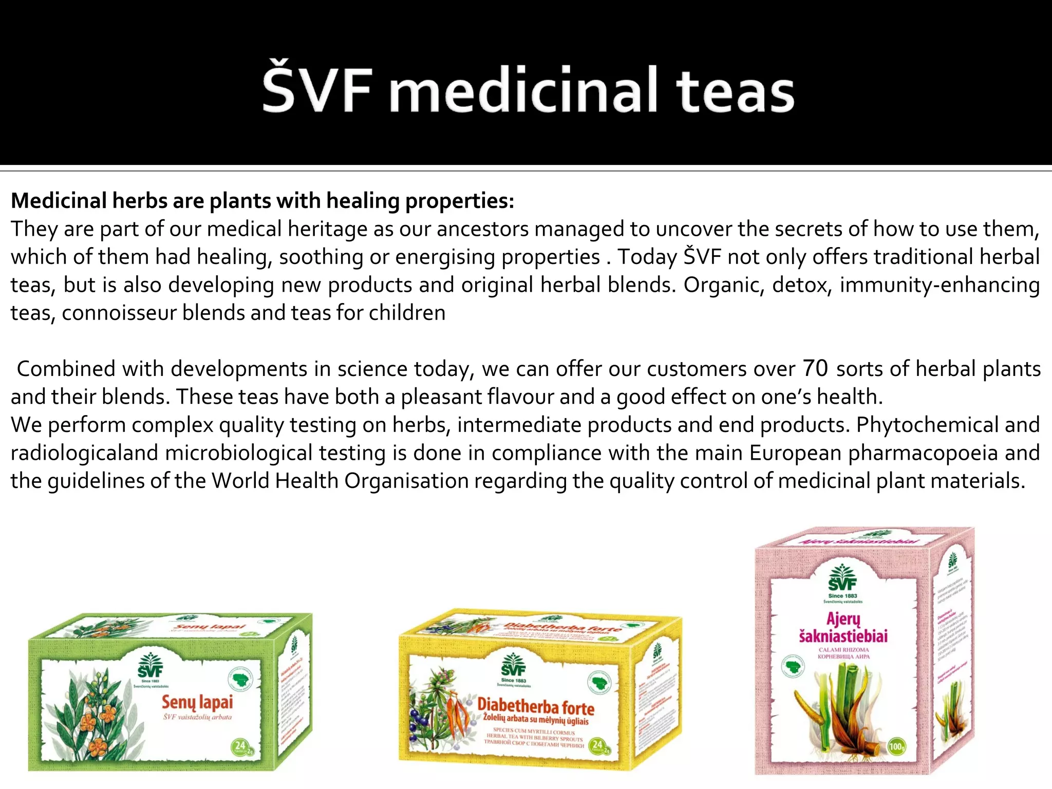 Presentation svf | PPT | Herbs and Supplements | Alternative Medicine