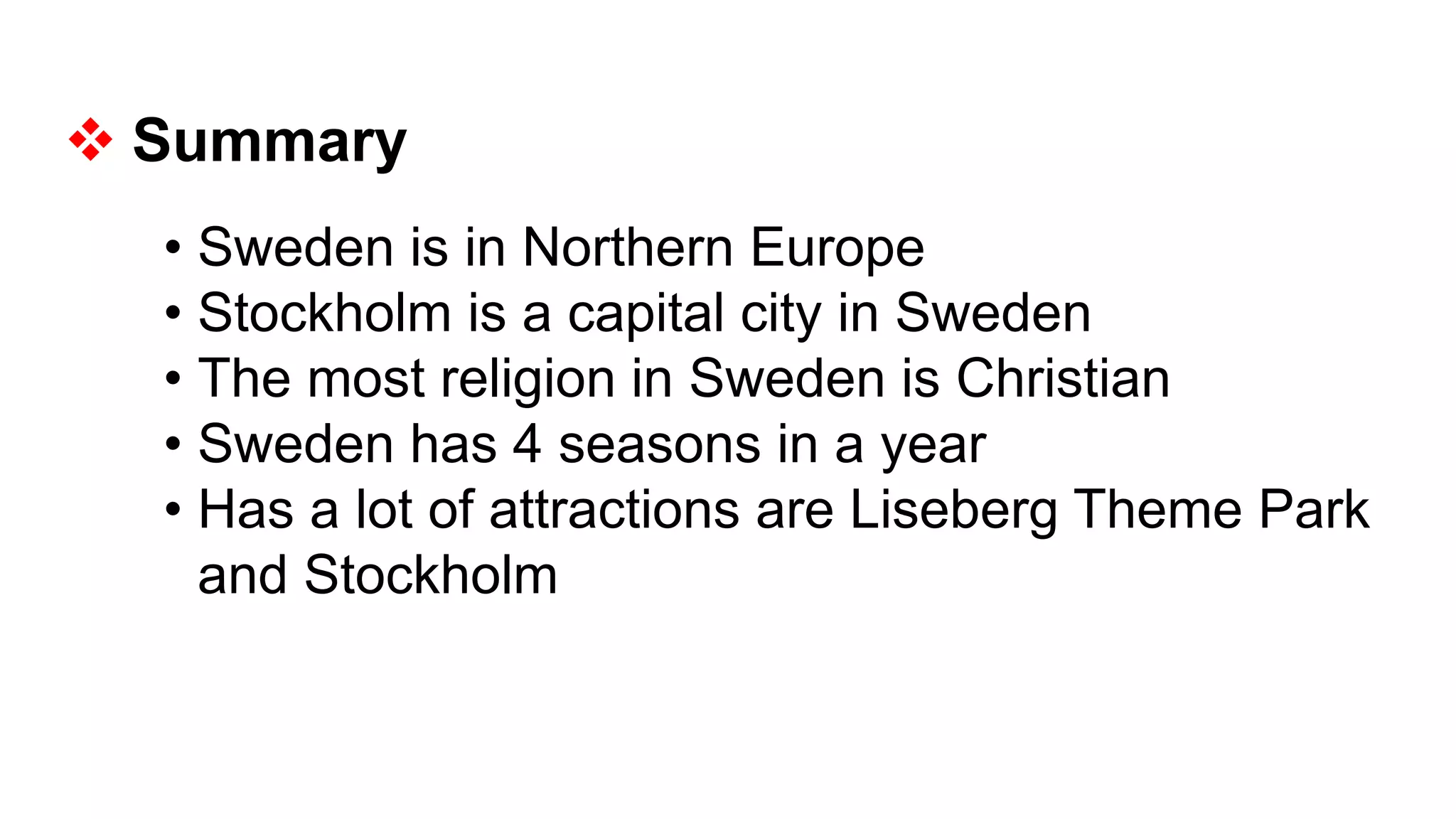 Presentation sweden | PPT